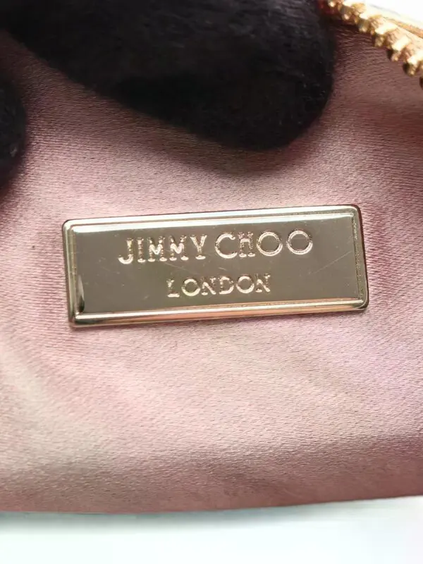 JIMMY CHOO 2000s Logo-fringe Chain Shoulder Bag