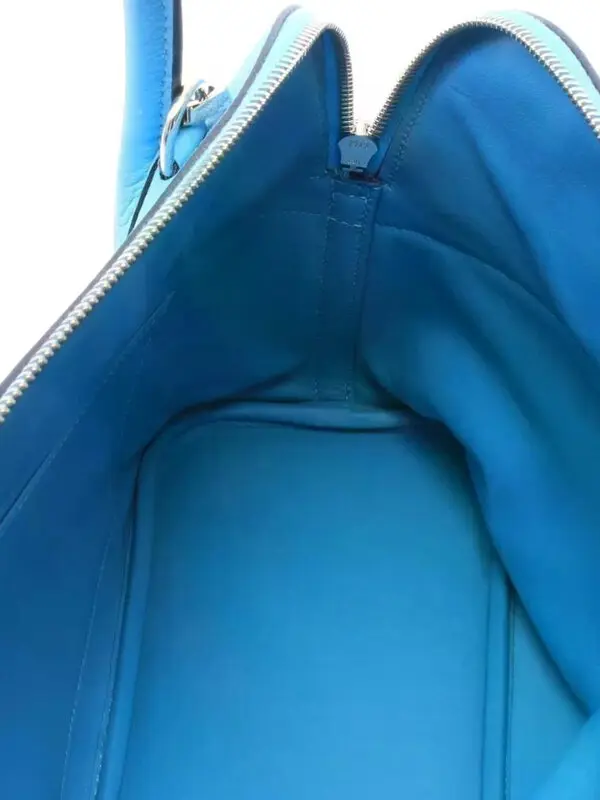 Hermès 2020 Bolide 31 Bovine Leather Tote Bag - Blue