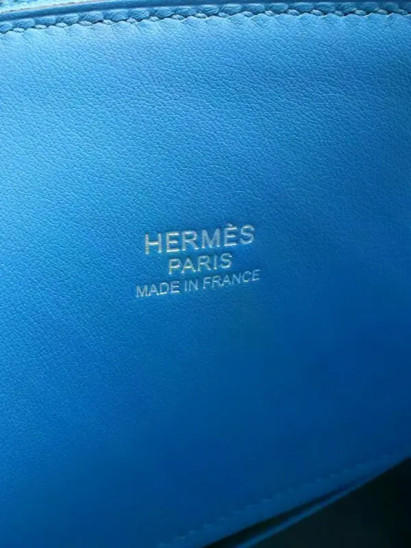 Hermès 2020 Bolide 31 Bovine Leather Tote Bag - Blue