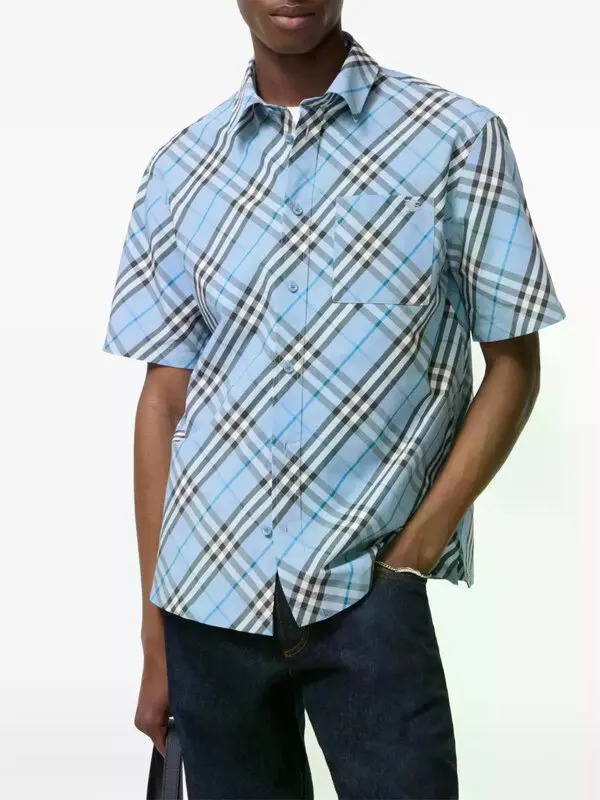 Burberry Classic Fit Check Cotton Shirt
