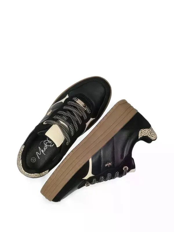MEXX Sylvia Ray Panelled Leopard-print Sneakers
