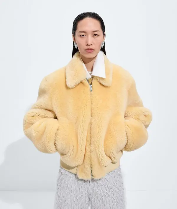 Bottega Veneta Shearling Blouson