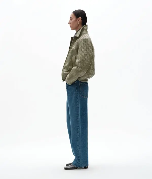 Bottega Veneta Intrecciato Leather Blouson