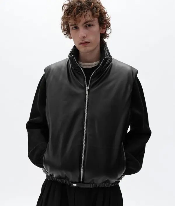 Bottega Veneta Padded Leather Gilet