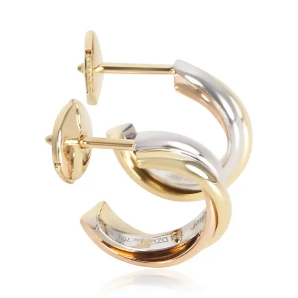 Cartier 3-tone Gold Trinity Earrings