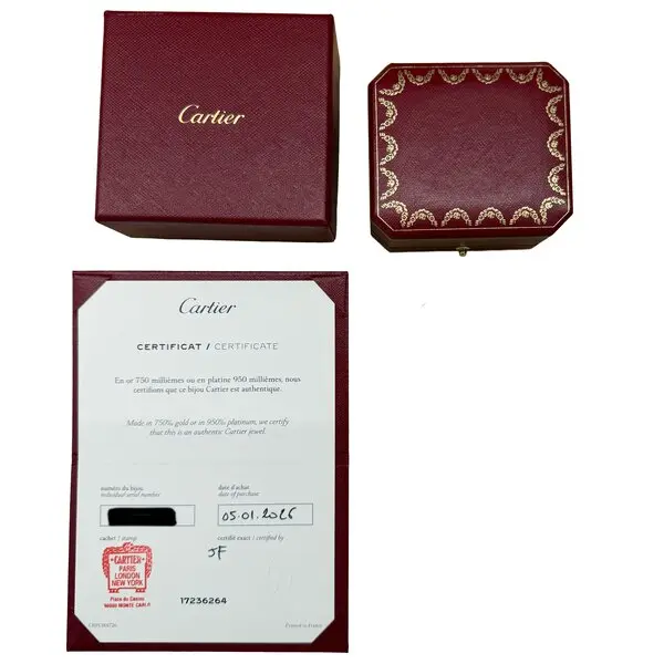 Cartier 3-tone Gold Trinity Earrings