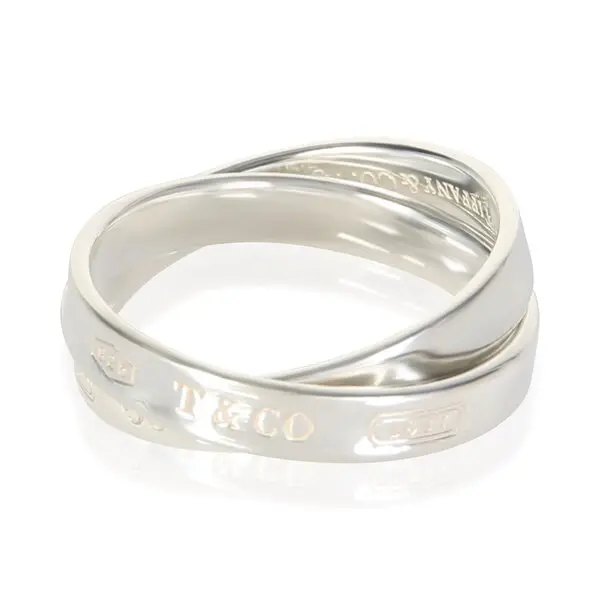 Tiffany & Co. Sterling Silver 1837 Interlocking Ring