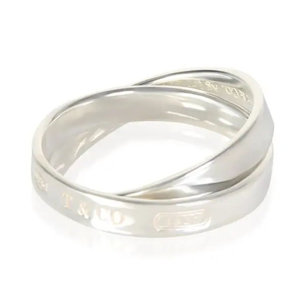 Tiffany & Co. Sterling Silver 1837 Interlocking Ring