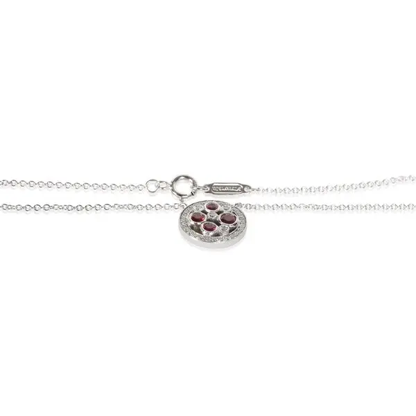 Tiffany & Co. Ruby And Diamond Cobblestone Pendant