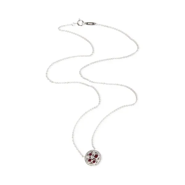 Tiffany & Co. Ruby And Diamond Cobblestone Pendant