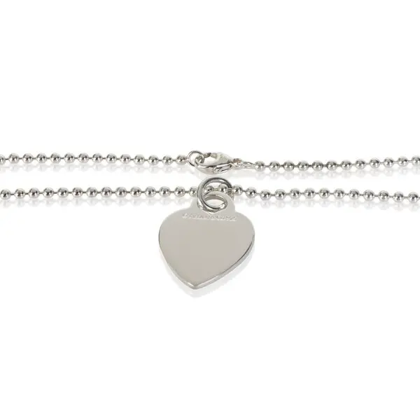 Tiffany & Co. Sterling Silver Heart Tag Necklace