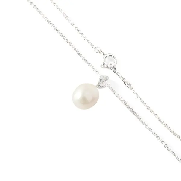 Tiffany & Co. Sterling Silver Pearl Paloma Picasso Olive Leaf Pendant