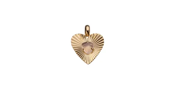 Jennifer Zeuner Jewelry Sutherland Charm 18k Yellow Gold Plated Silver