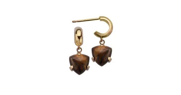 Jennifer Zeuner Jewelry Callahan Earrings 18k Yellow Gold Plated Silver - One-color