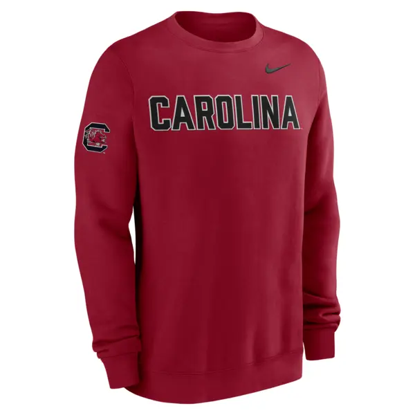 Nike South Carolina Club College Pullover Crew - Red