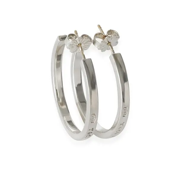 Tiffany & Co. Sterling Silver 1837 Earrings - Sterling_silver