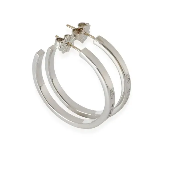 Tiffany & Co. Sterling Silver 1837 Earrings