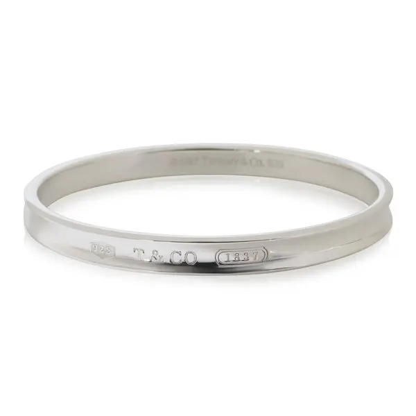 Tiffany & Co. Sterling Silver 1837 Bangle Bracelet