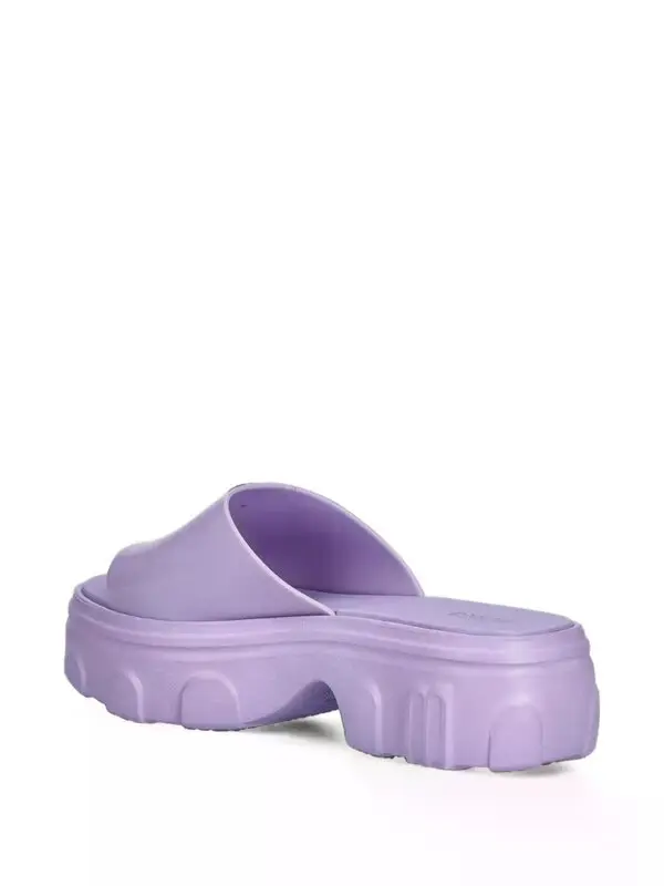 Melissa Ella Chunky-sole Slides - Purple