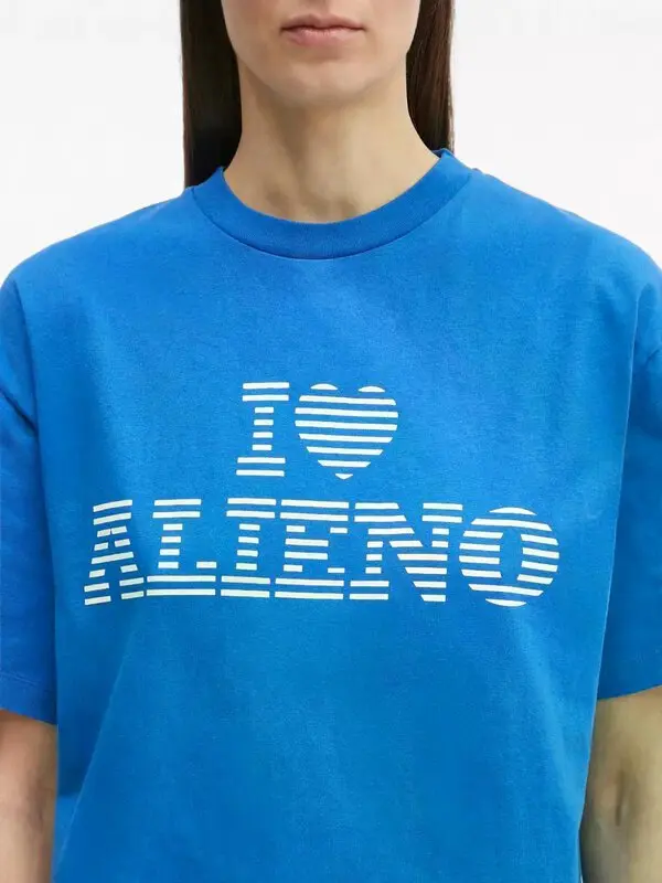 NO PROBLEMO I Heart Printed T-shirt - Blue