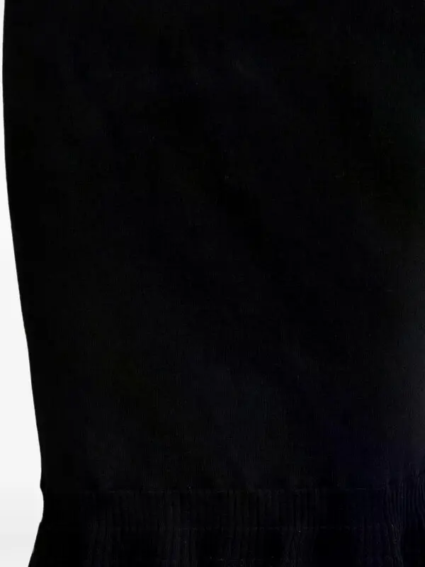 Sisley Ruffled-hem Midi Skirt