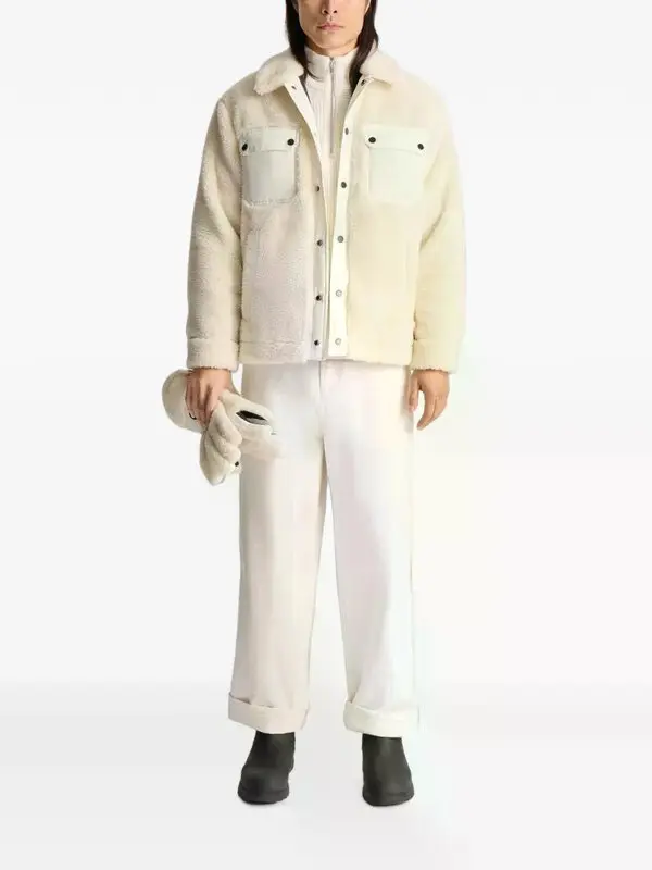 Fusalp Elstran Jacket In Faux-fur White