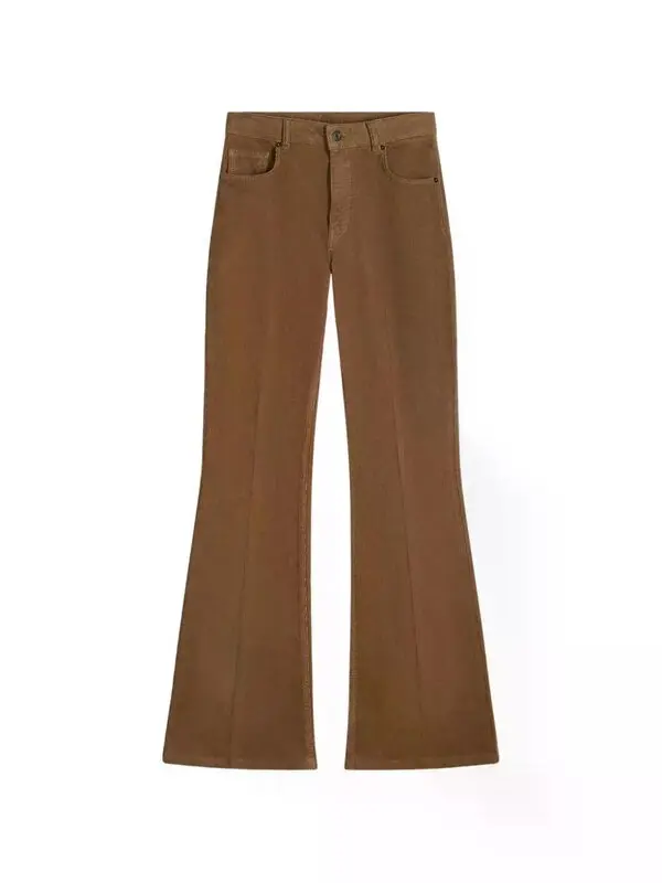 Vanessa Bruno Ethan Corduroy Flared Trousers - Brown