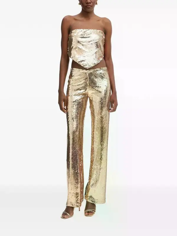 HAVEONE Sequin-embellished Trousers