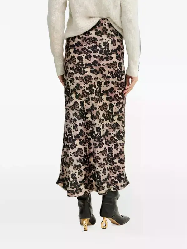MORGAN Leopard-print Maxi Skirt