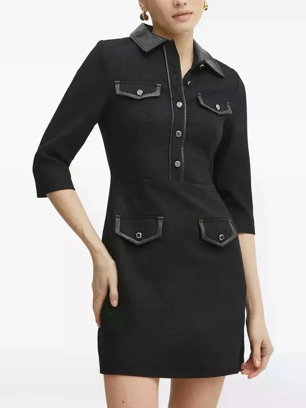 MORGAN Half-button Mini Dress