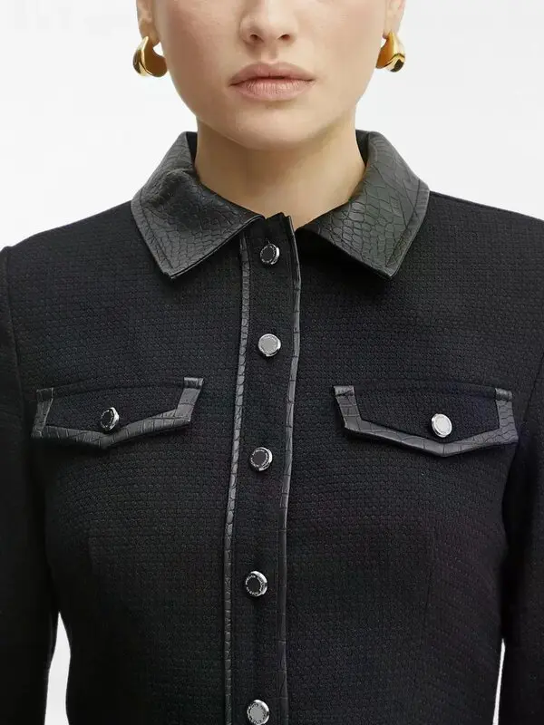 MORGAN Half-button Mini Dress