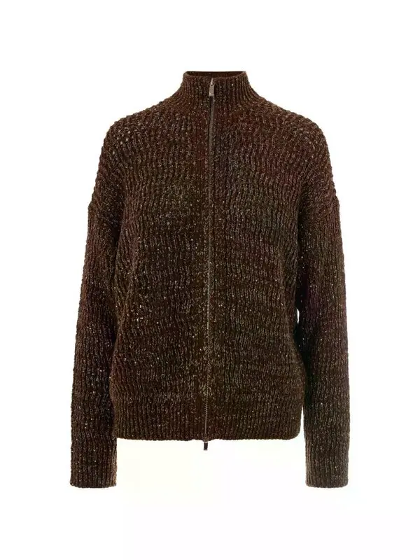 Max Mara Sequin-embellished Cardigan