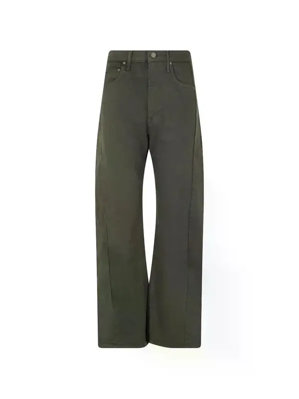 MOTHER The Half Pipe Flood High-rise Wide-leg Jeans