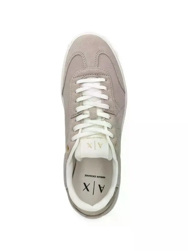 Armani Exchange Perforated Logo Sneakers