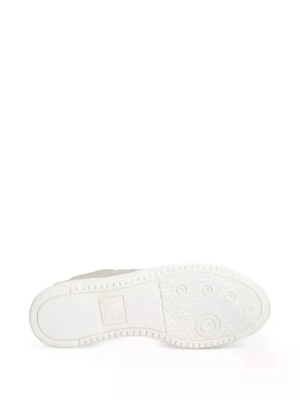 Armani Exchange Perforated Logo Sneakers - Neutrals
