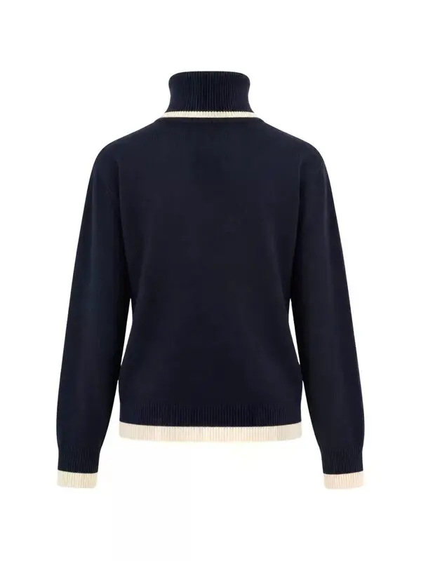 Seventy 19 70 Roll-neck Contrast-trim Sweater
