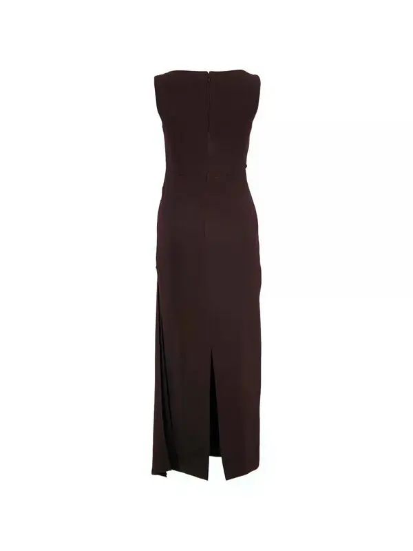 Roland Mouret Draped Sleeveless Midi Dress