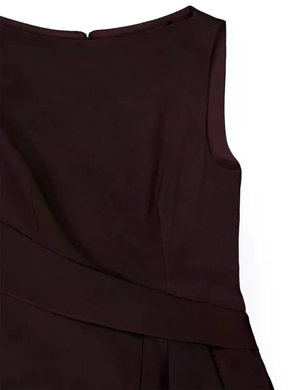 Roland Mouret Draped Sleeveless Midi Dress