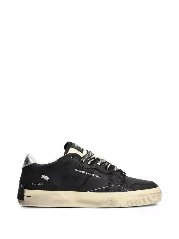 CRIME LONDON Playoff Rhinestone-embellished Sneakers - Black