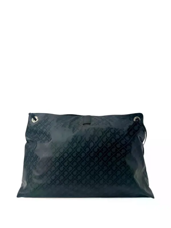 GHERARDINI Monogram-print Logo-plaque Shoulder Bag