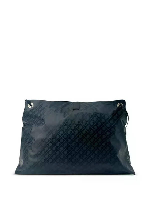 GHERARDINI Monogram-print Logo-plaque Shoulder Bag