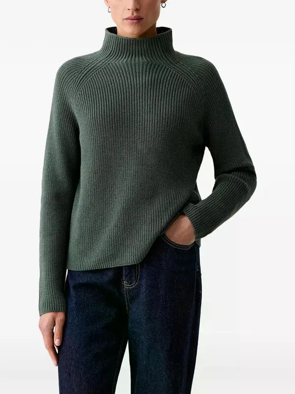 Marc O'polo Ribbed-knit Raglan-sleeve Sweater