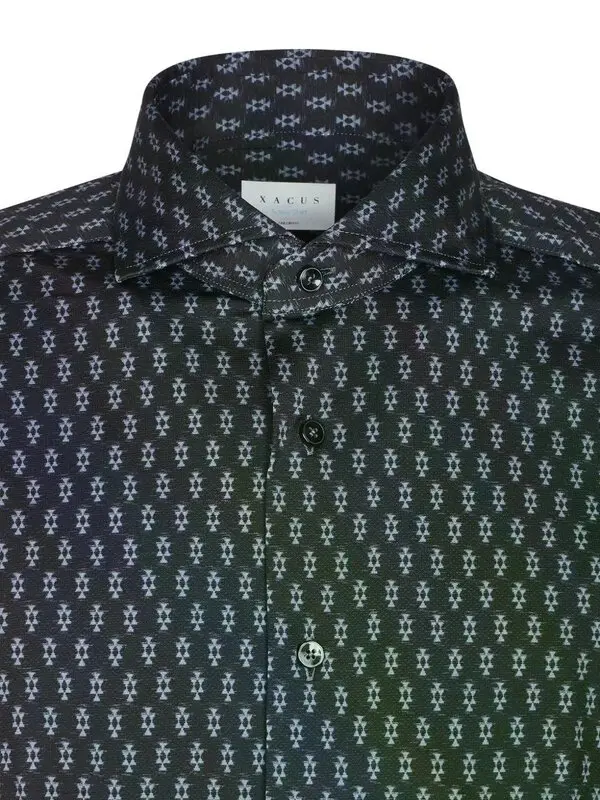 XACUS Active Shirt Geometric-print Shirt