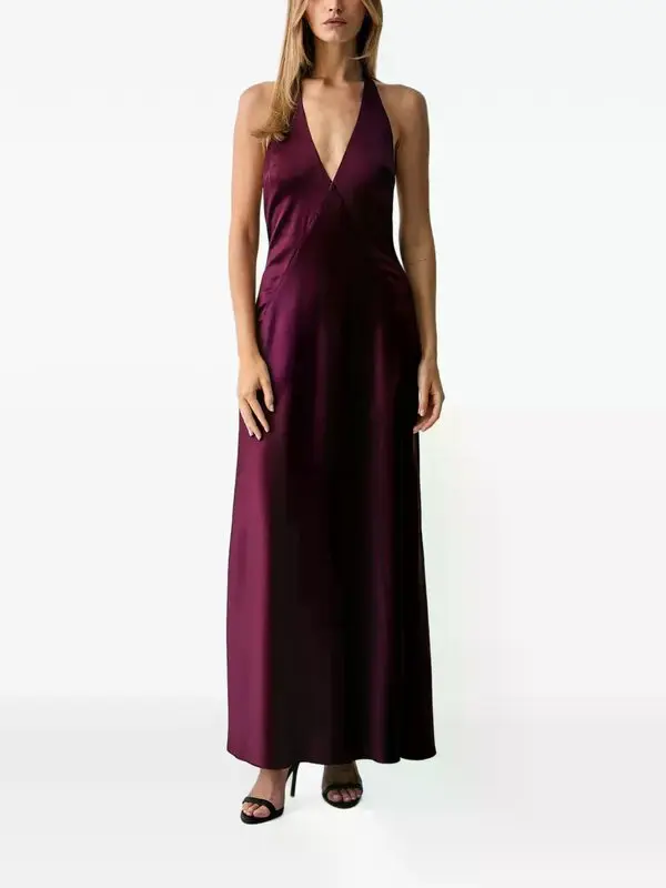 Bardot Halterneck Backless Dress