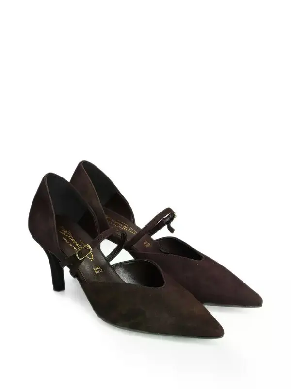 BIANCADI Suede Pointed-toe Pumps