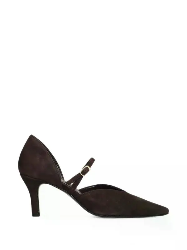 BIANCADI Suede Pointed-toe Pumps