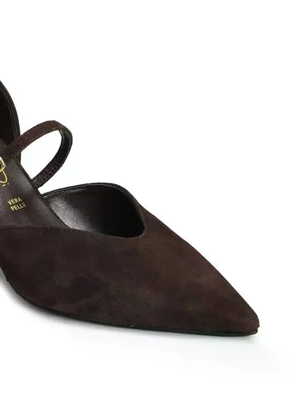 BIANCADI Suede Pointed-toe Pumps