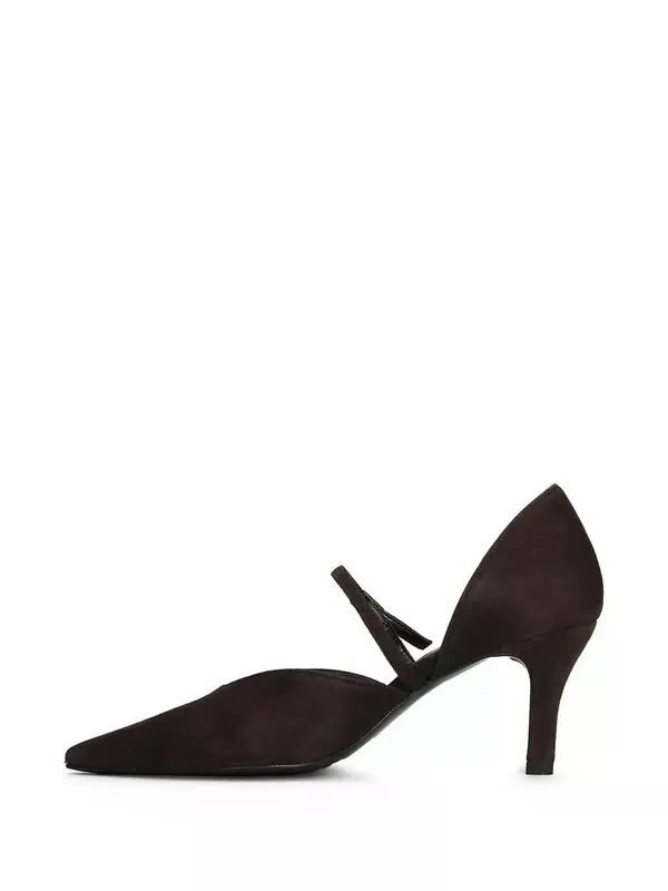 BIANCADI Suede Pointed-toe Pumps