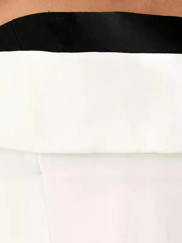 Bardot Strapless Fold-over Dress