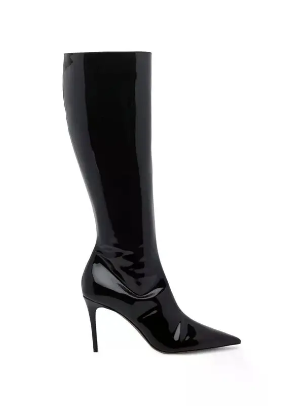 Jeffrey Campbell Patent-finish Knee-high Boots - Black